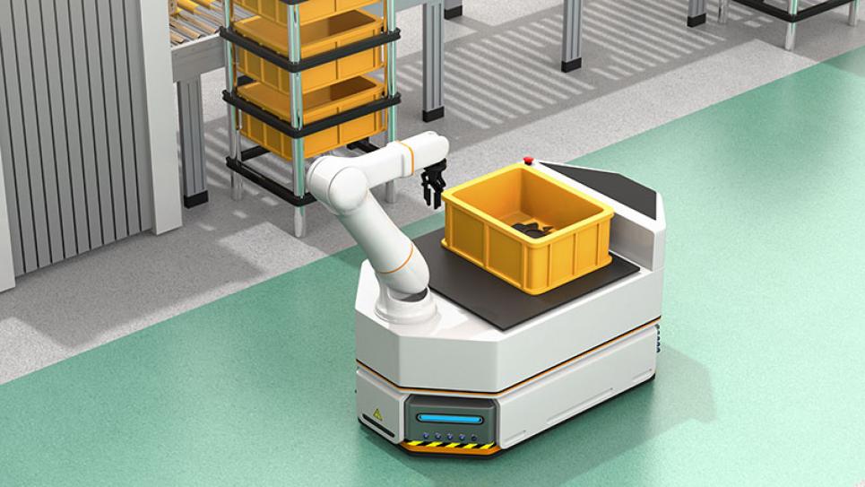 Automated Guided Vehicle Slewing Bearing AGV Intelligent robot bearing