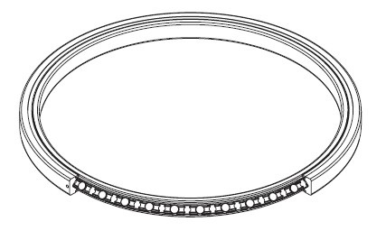 Small crossed roller bearing catalog for 20~100mm shaft diameter